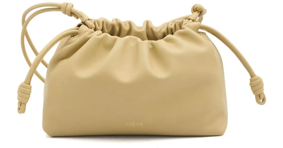 Loewe Medium Flamenco Bag in Natural | Lyst UK