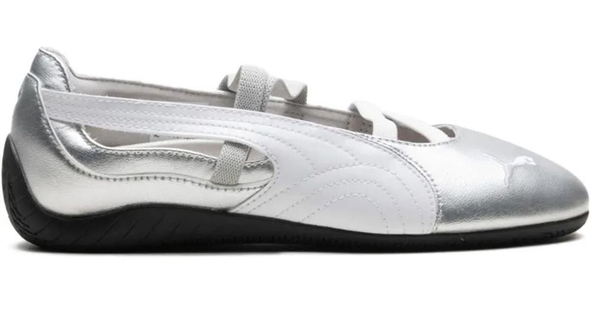 PUMA Speedcat Ballet Flats in White | Lyst UK