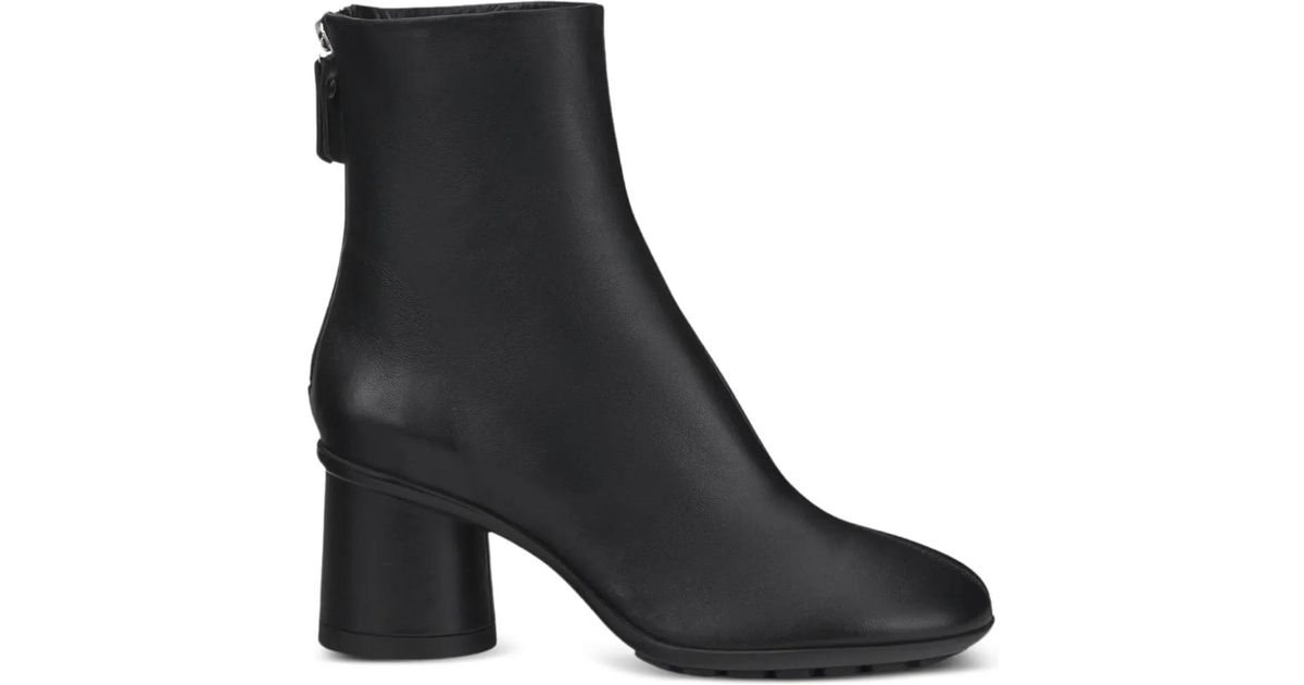 Agl Attilio Giusti Leombruni 60Mm Curvy Cylindrical-Heel Leather Boots ...