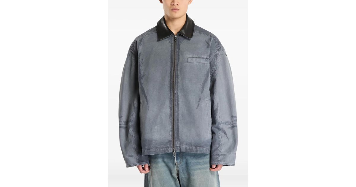DIESEL J-Livery Jacket in Gray for Men | Lyst