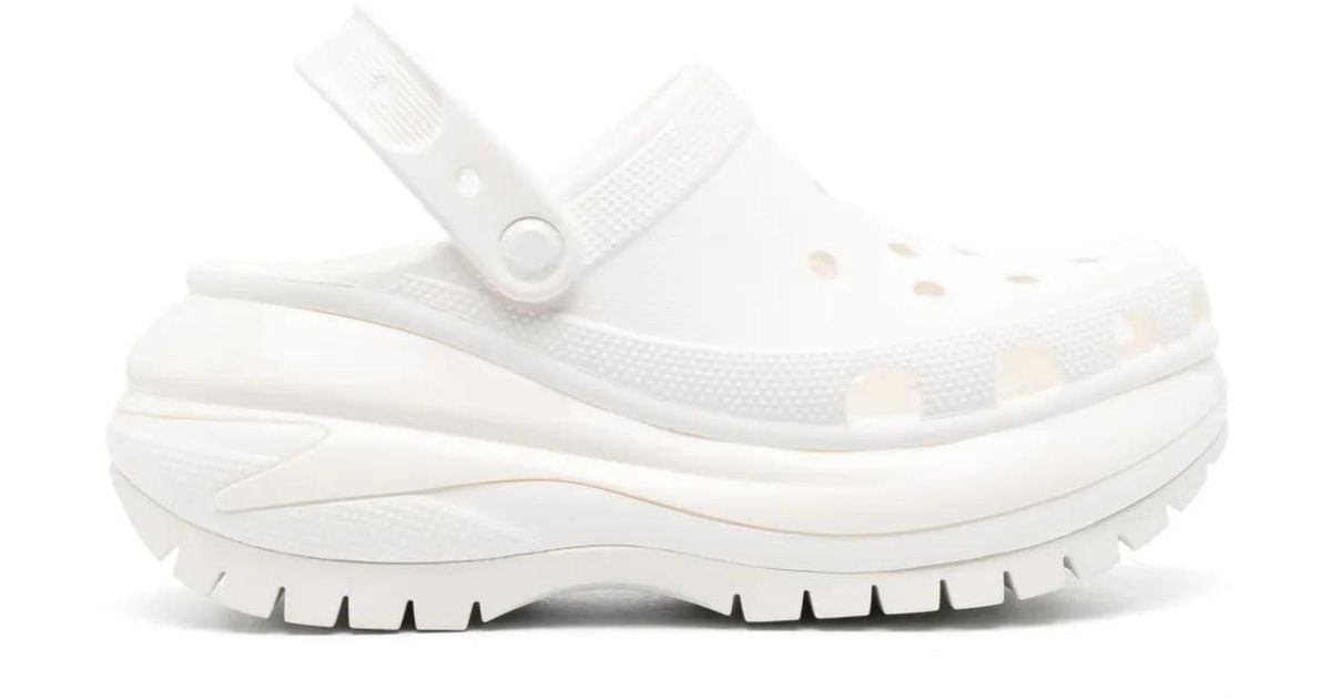 Crocs™ Mega Crush Platform Sandals in White | Lyst