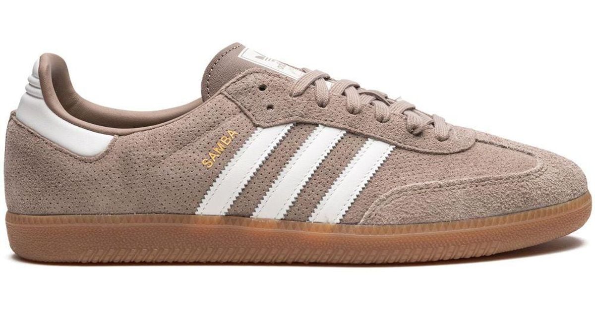 adidas Samba Og "Chalky Gum" Sneakers in Brown | Lyst