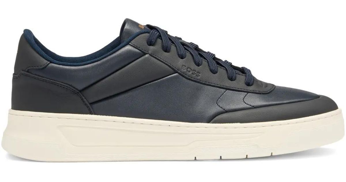 BOSS Basketball Sneakers in Blue for Men | Lyst