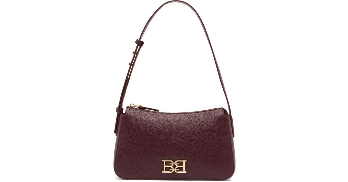 Bally Small Logo-Detail Shoulder Bag in Purple | Lyst UK