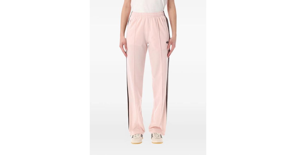 adidas Firebird Relaxed Track Pants in Pink | Lyst UK