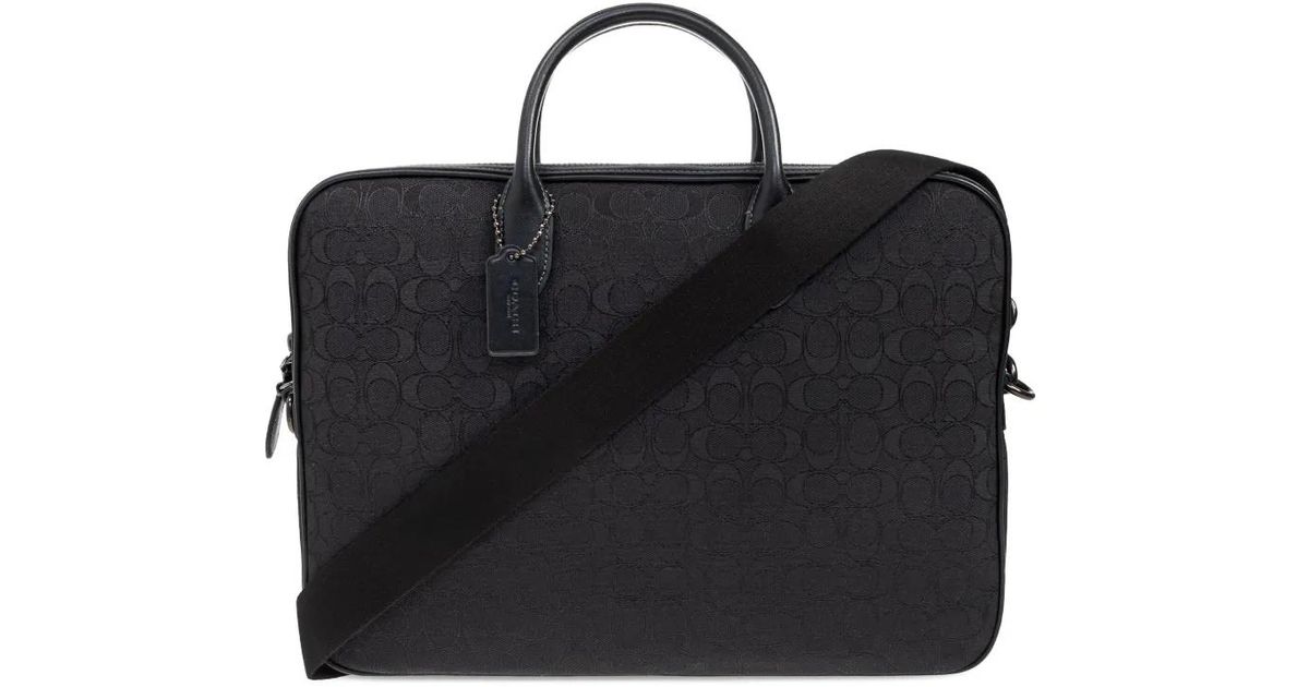 COACH Theo Work Bag in Black for Men | Lyst