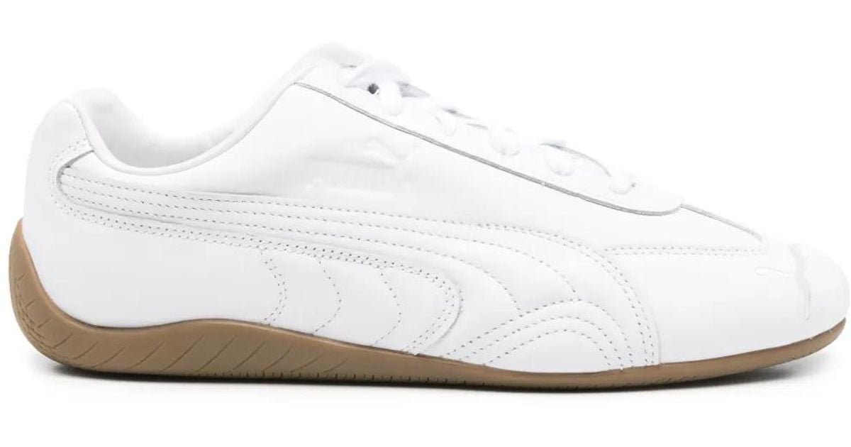 PUMA Speedcat Leather Shoes in White for Men | Lyst