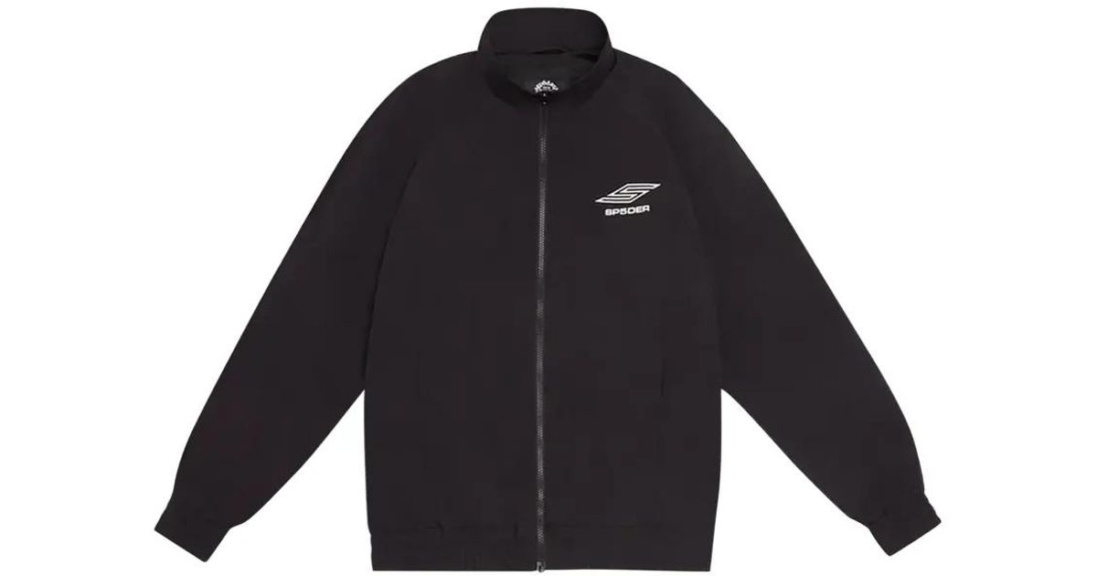 Sp5der Pro Windbreaker in Black for Men | Lyst UK