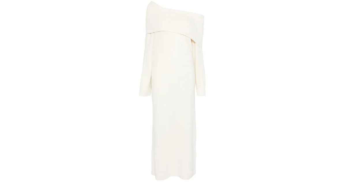 Iceberg Knitted Maxi Dress in White | Lyst