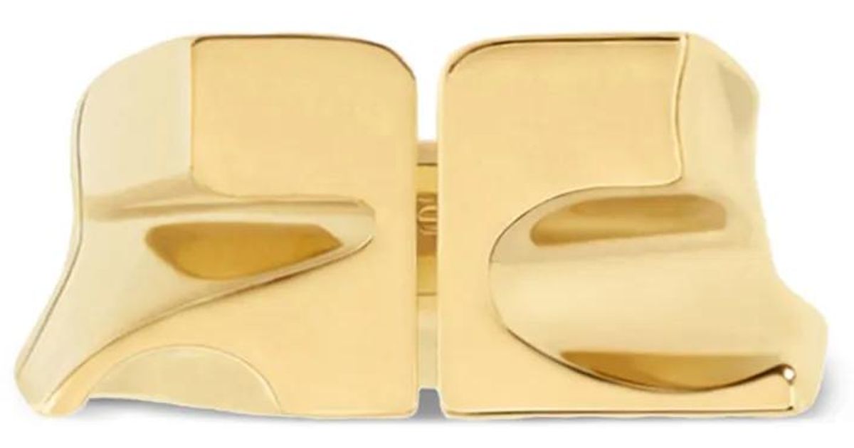 Courreges Ac Signet Ring in Metallic | Lyst