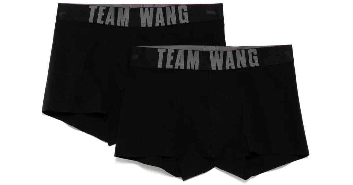 TEAM WANG design The Original 1 Boxers in Black for Men | Lyst