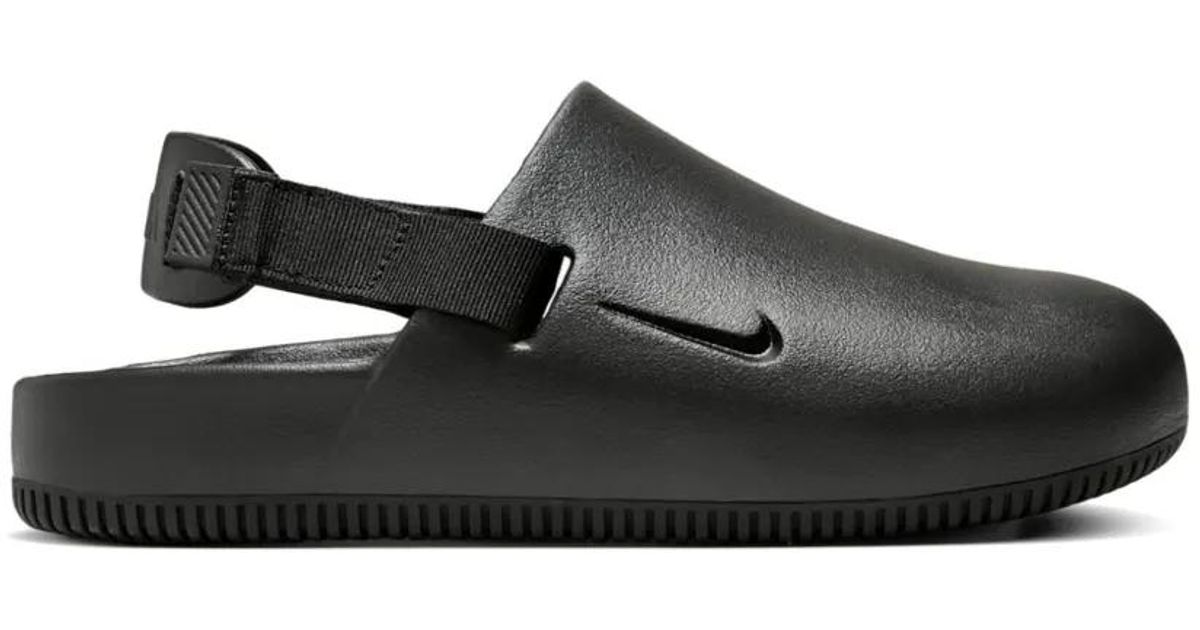 Nike Calm Mules in Black | Lyst UK