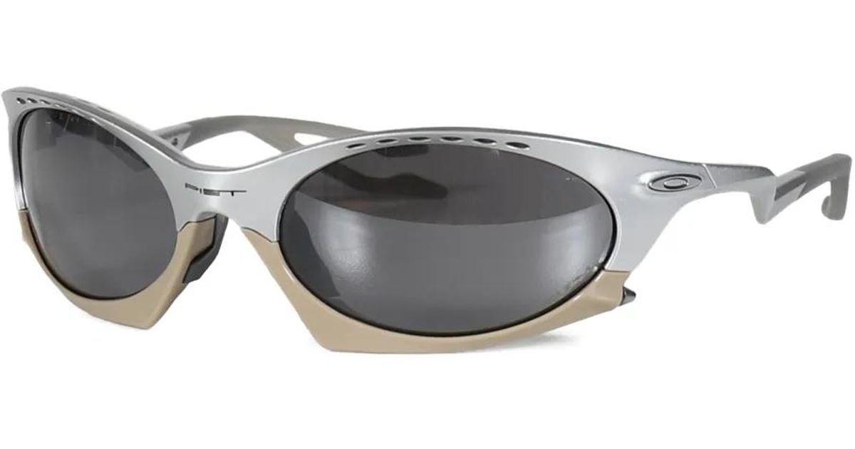 Oakley Xpiet Oval-Frame Sunglasses in Grey for Men | Lyst UK