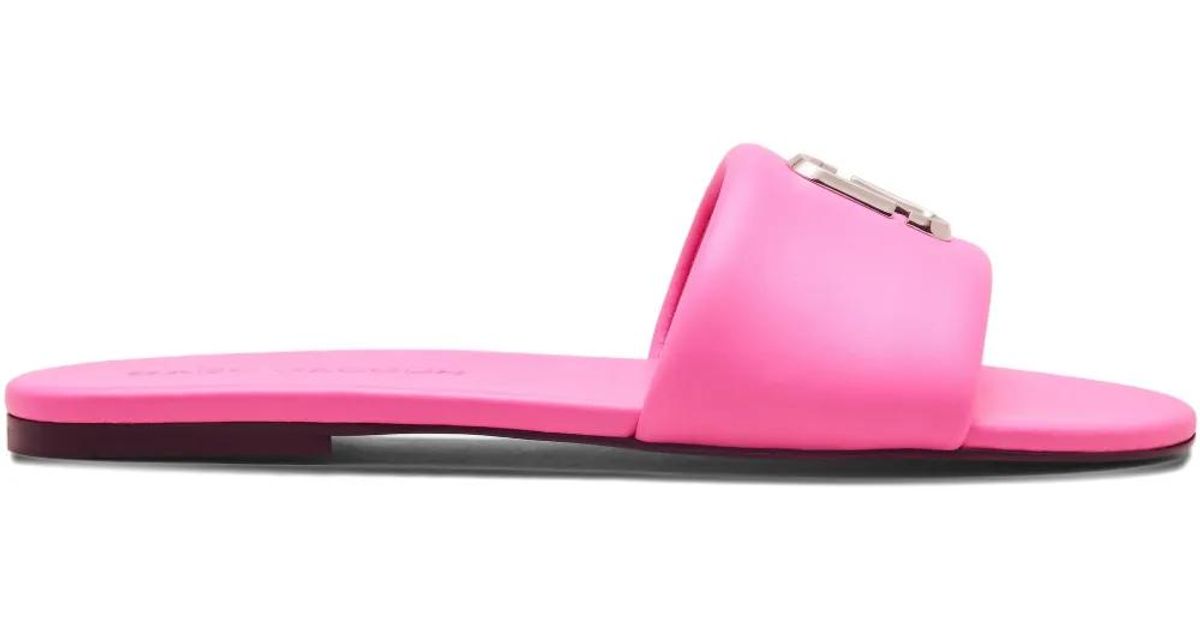 Marc Jacobs The Snapshot Slides in Pink | Lyst