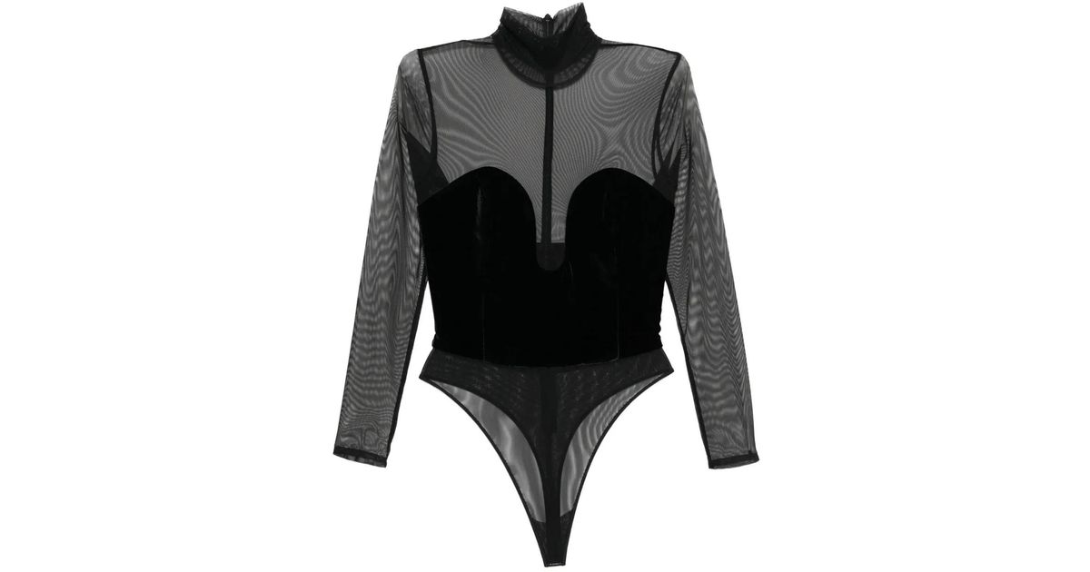 Xenia Magera All Eyes On Me Top in Black | Lyst