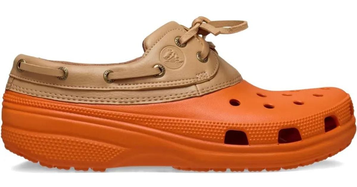 Crocs™ Mules Classic Islander Boat 'Koi Fish Tan' in Orange for Men | Lyst