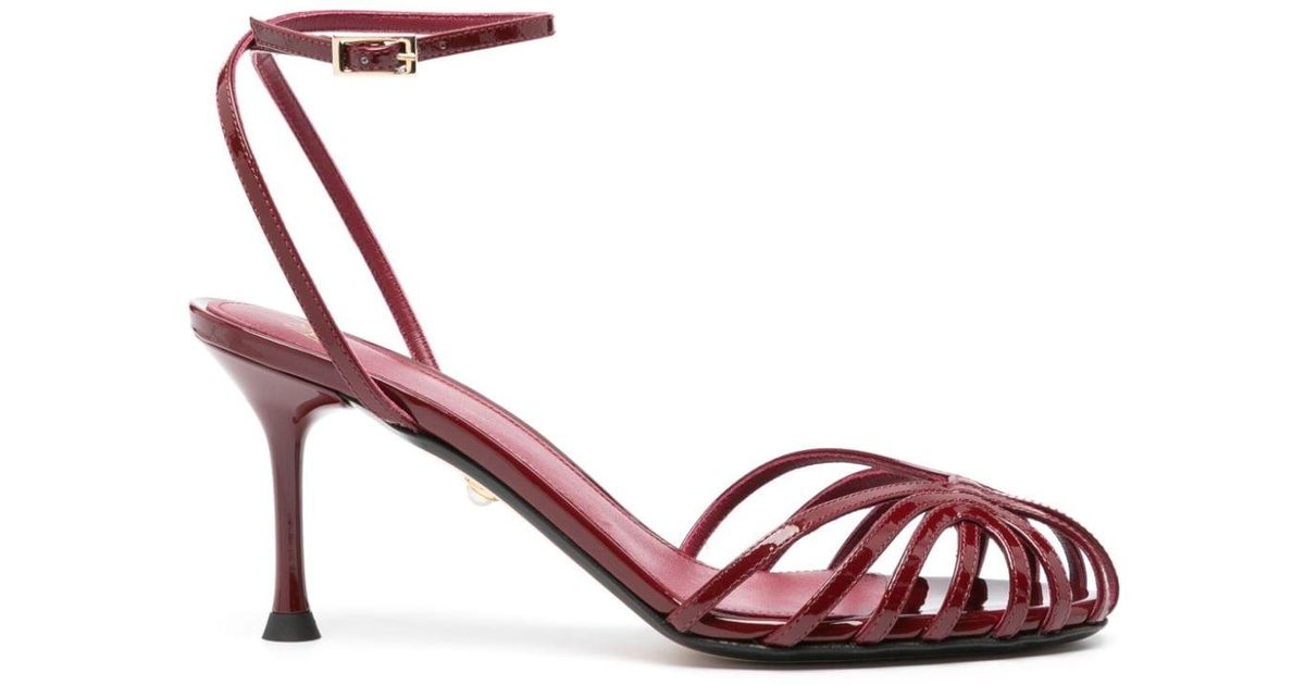ALEVI 75Mm Ally Sandals in Pink | Lyst