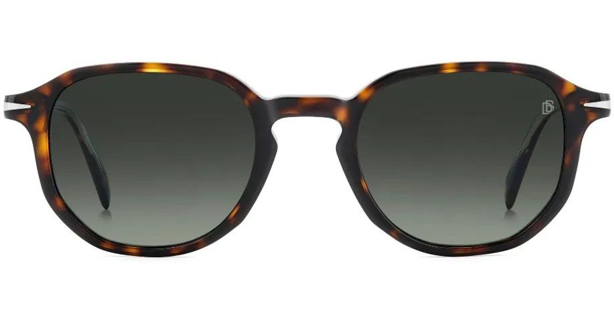 David Beckham Square-Frame Sunglasses in Black for Men | Lyst UK