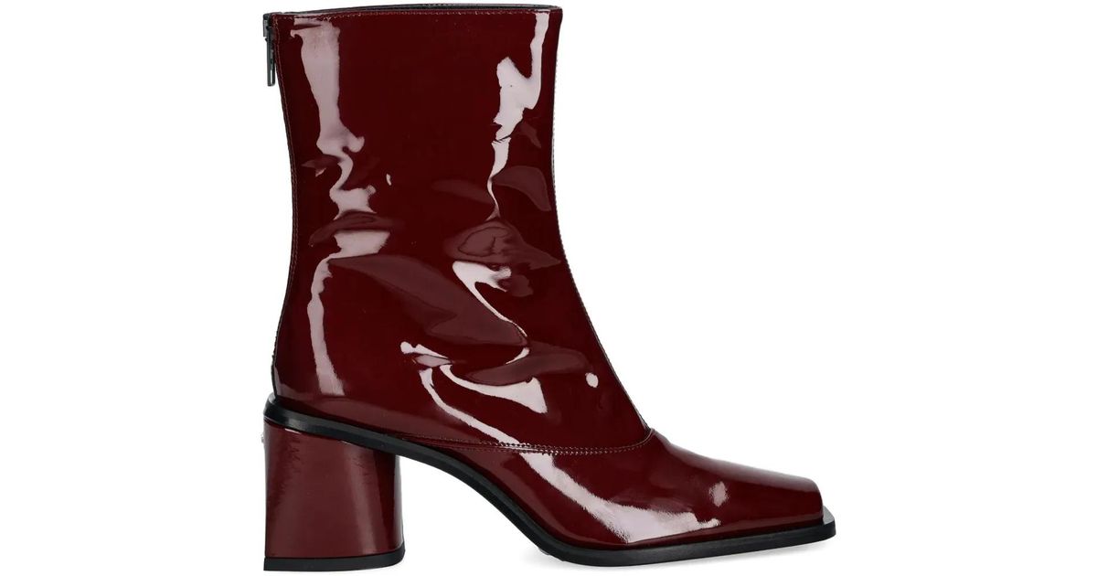 KENZO 75Mm Kimi Square-Toe Boots in Brown | Lyst UK