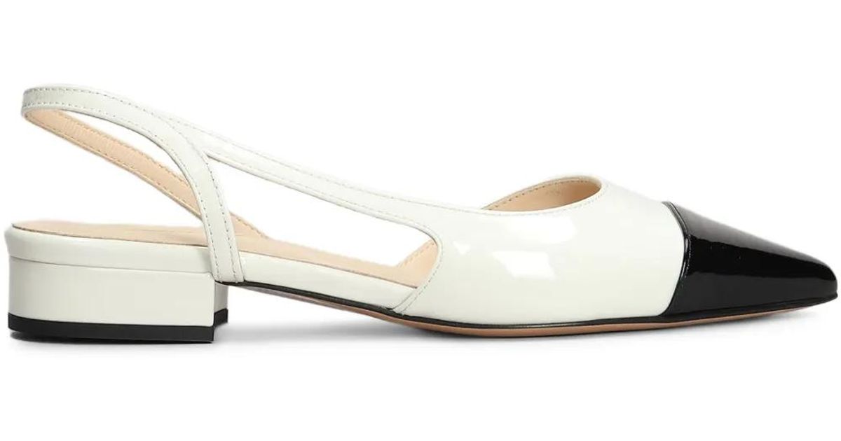 Anna F. 35Mm Leather Pumps in Natural | Lyst