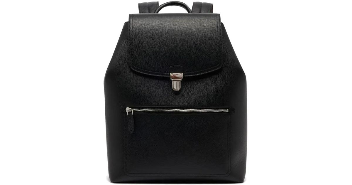 Bally Capitol Grained Backpack in Black for Men | Lyst