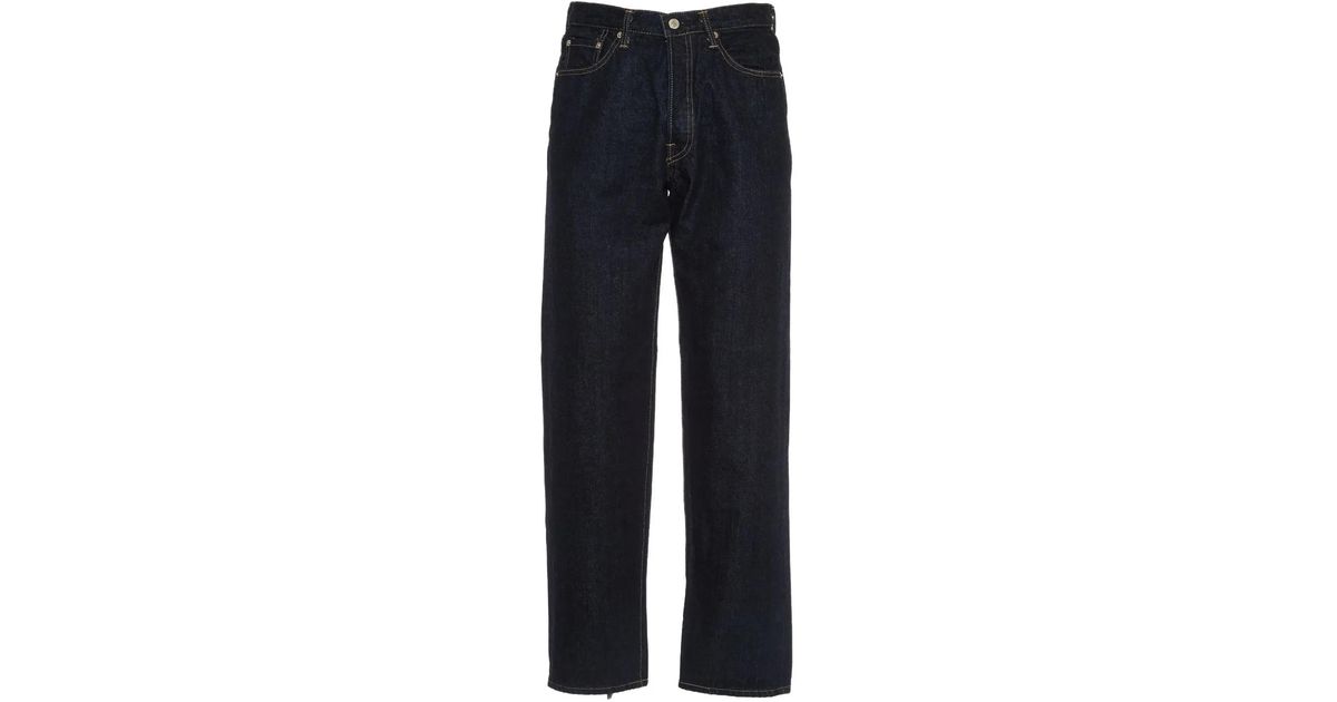 Edwin Logo-Patch Jeans in Blue for Men | Lyst UK