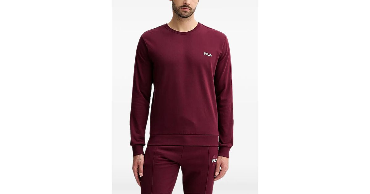 Fila Logo-Detail Tracksuit in Red for Men | Lyst UK