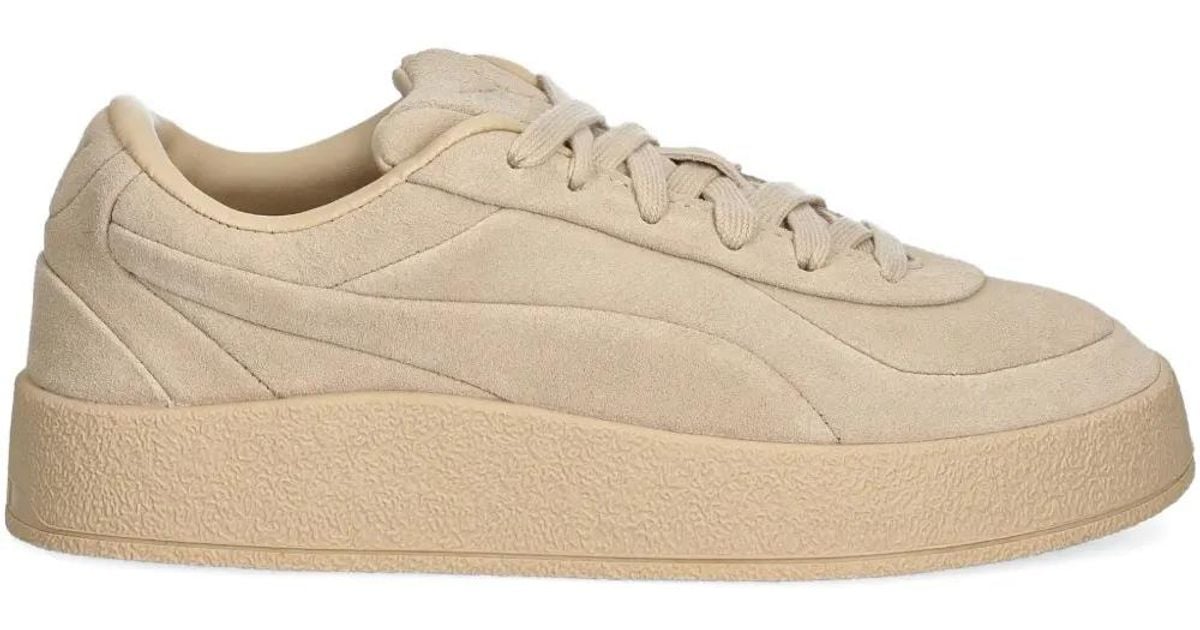 PUMA Ca Lux Elevated Platform Sneakers in Natural | Lyst