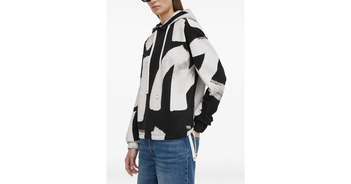 G-Star Calligraphy Hoodie in Blue | Lyst UK