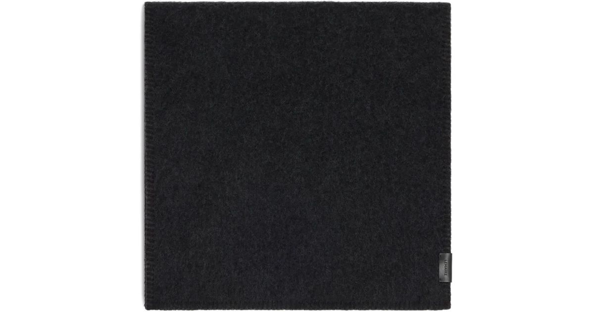 Lemaire Cocotte-Stitch Scarf in Black | Lyst