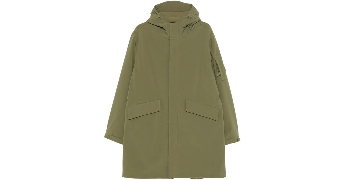 C.P. Company Flap Pocket Hooded Jacket in Green for Men | Lyst UK