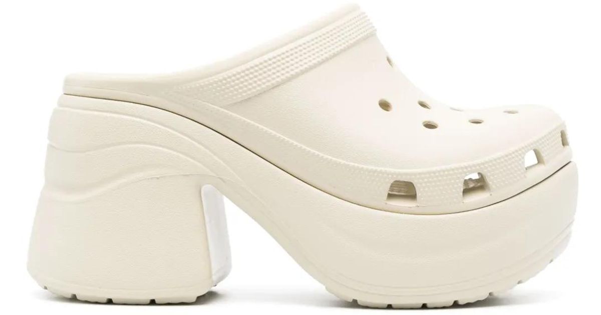 Crocs™ 95Mm Siren Clogs in Natural | Lyst UK