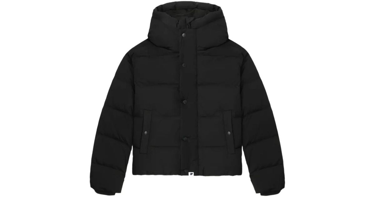 AAPE BY A BATHING AP Hooded Puffer Jacket in Black | Lyst UK