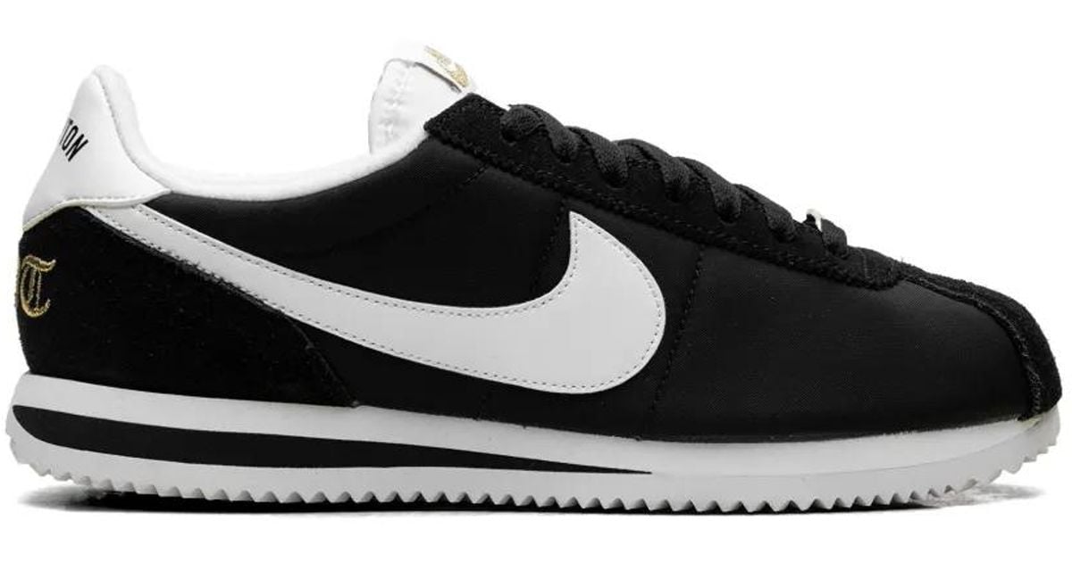 Nike Cortez Basic Sneakers in Black for Men | Lyst UK