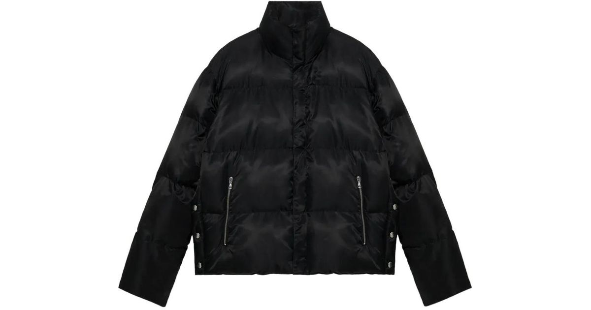 1989 STUDIO Quilted Puffer Jacket in Black for Men | Lyst