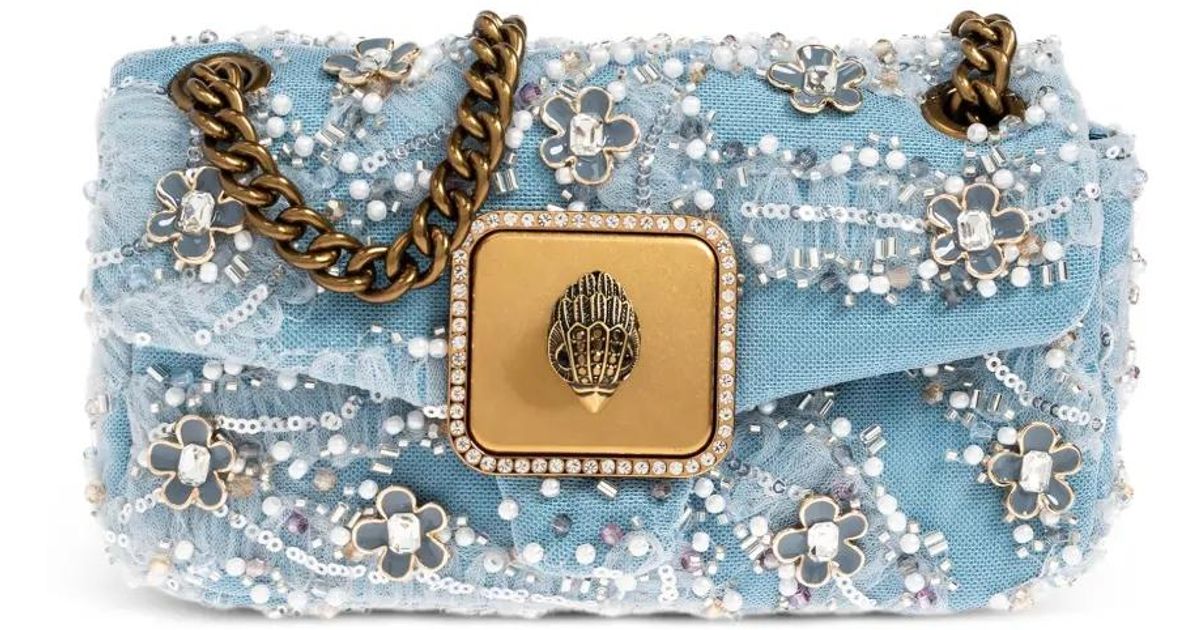 Kurt Geiger Mini Pimlico Shoulder Bag in Blue | Lyst