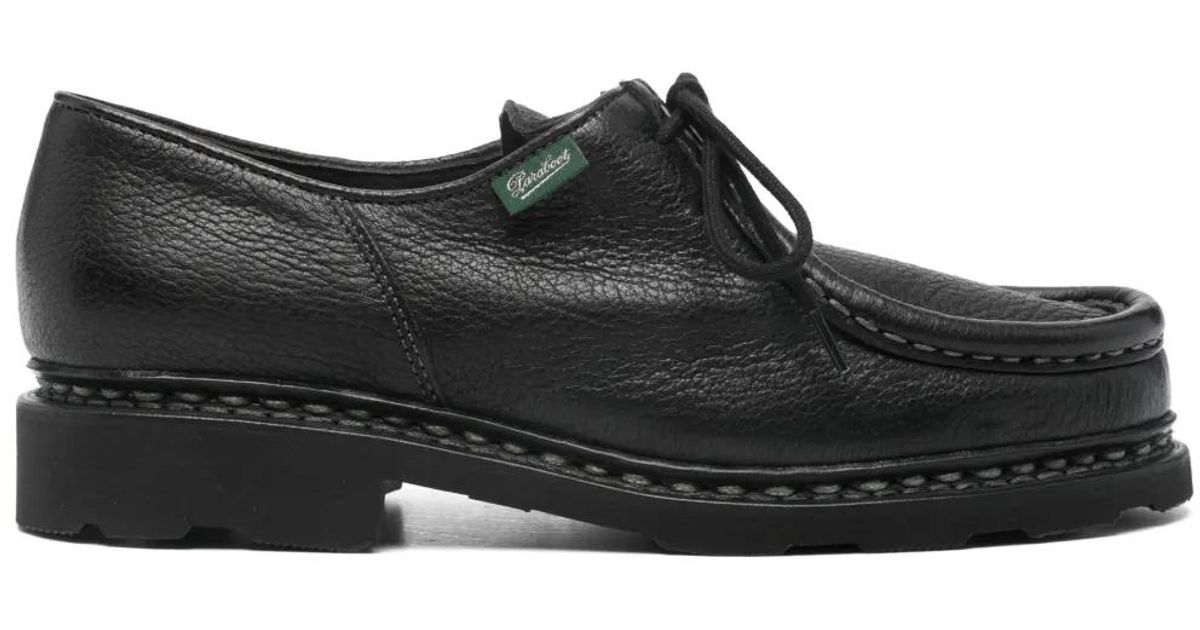 Paraboot Michael Derby Shoes in Black | Lyst UK