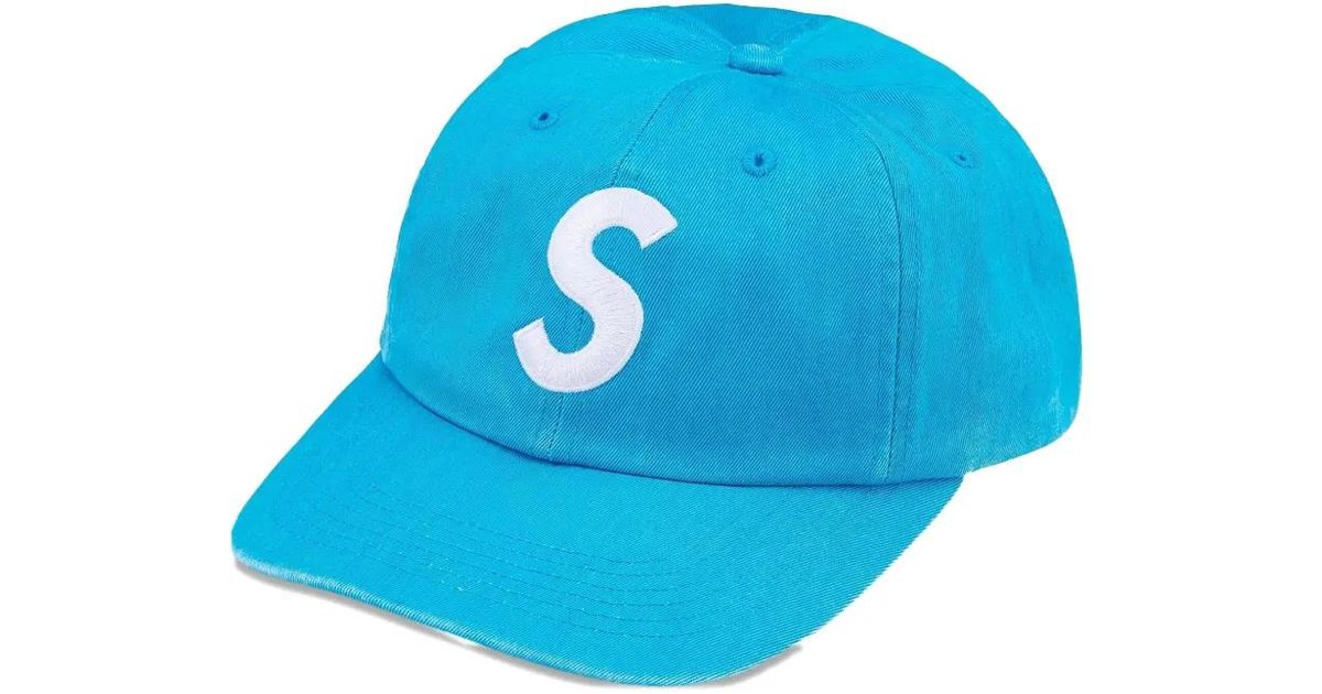 Supreme Pigment-Coated Cap in Blue for Men | Lyst UK