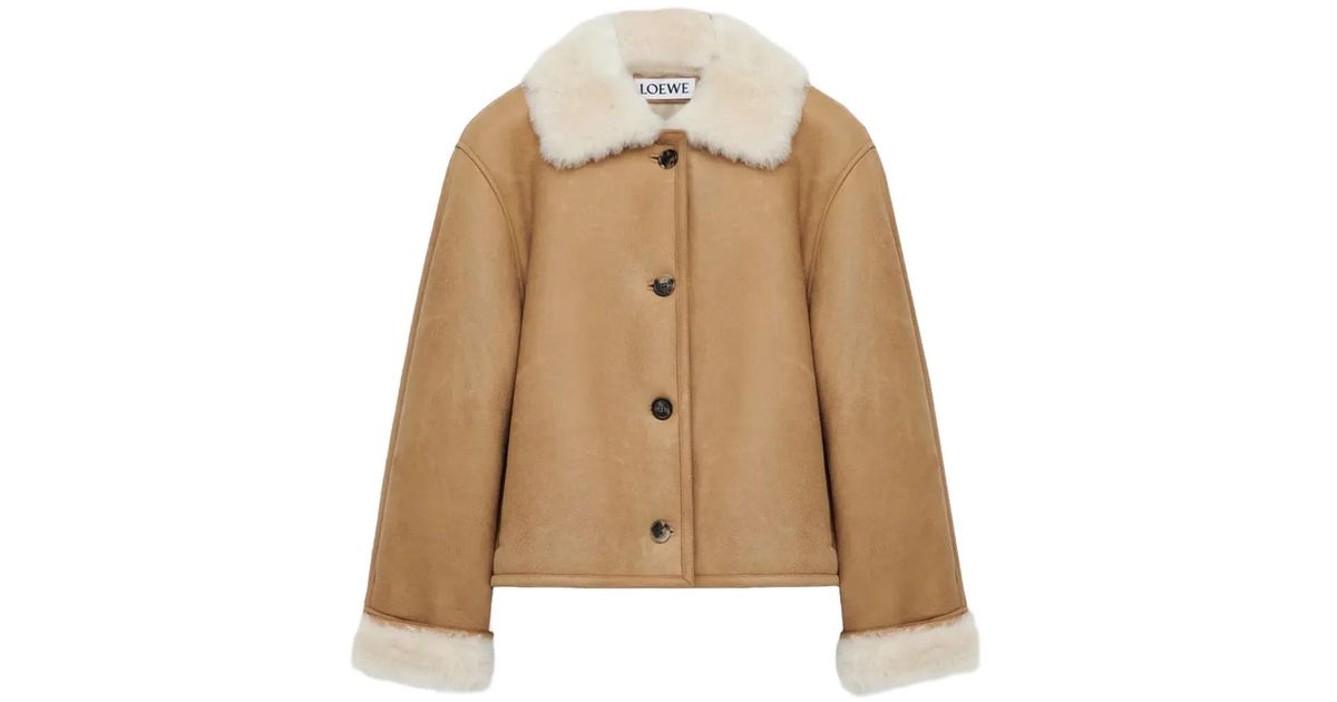 Loewe Jacket in Natural | Lyst
