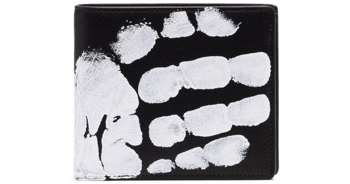 Maison Margiela Hand-print Wallet in Black for Men | Lyst