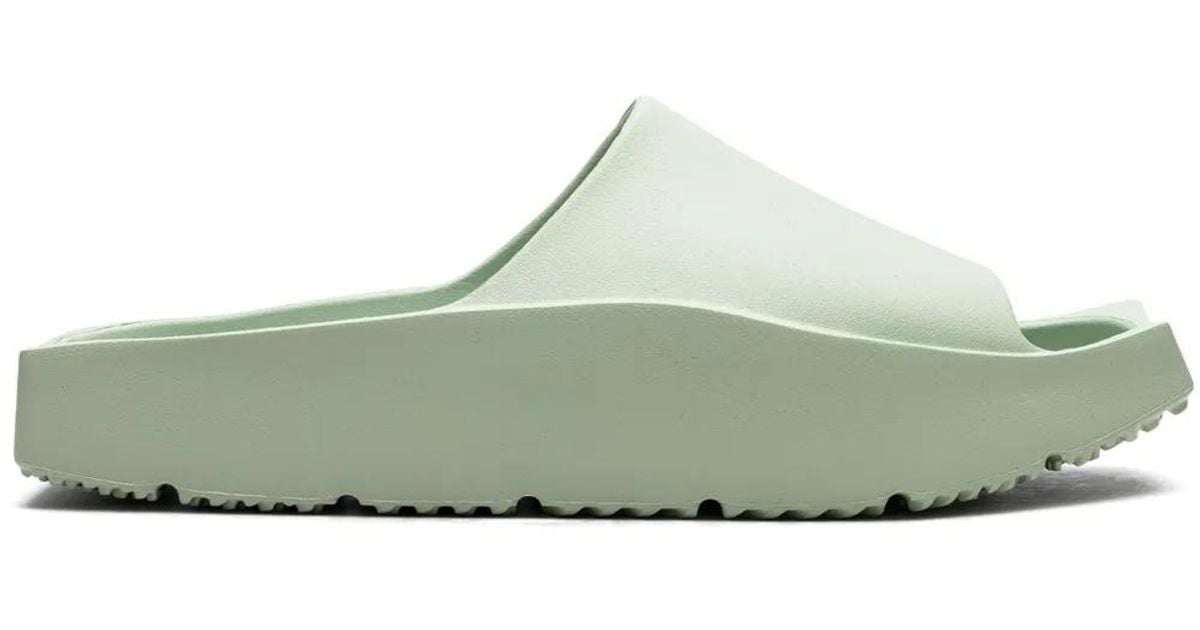 Nike Hex Chunky Slides in Green | Lyst