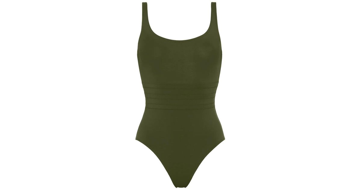Eres Asia Tank One-Piece Swimsuit in Green | Lyst