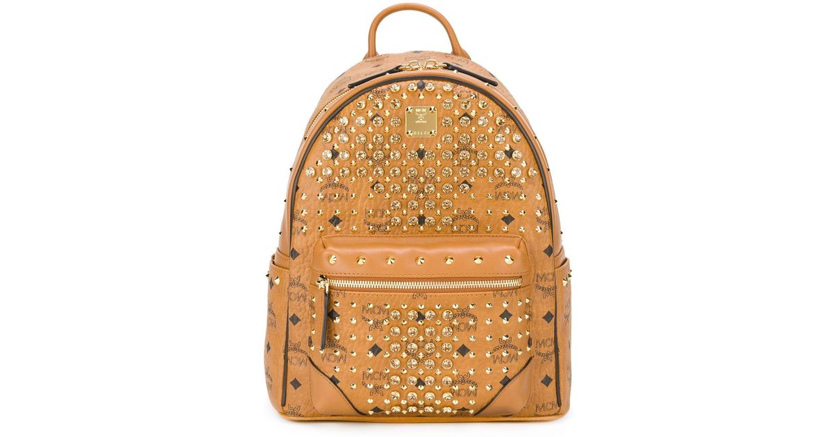 MCM Diamond Visetos Backpack | Lyst