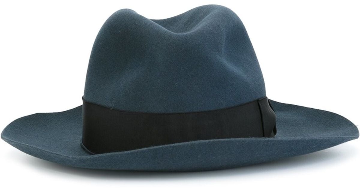 Borsalino Felt Fedora Hat in Blue for Men | Lyst Borsalino Felt Fedora Hat in Blue for Men | Lyst