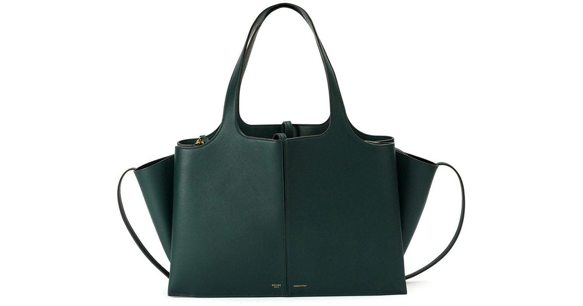 Celine - Medium Tri-fold Tote Bag - Women - Calf Leather - One Size in ...