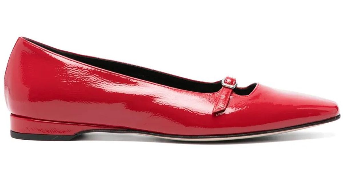 CAREL PARIS Emilie Ballerina Shoes in Red | Lyst