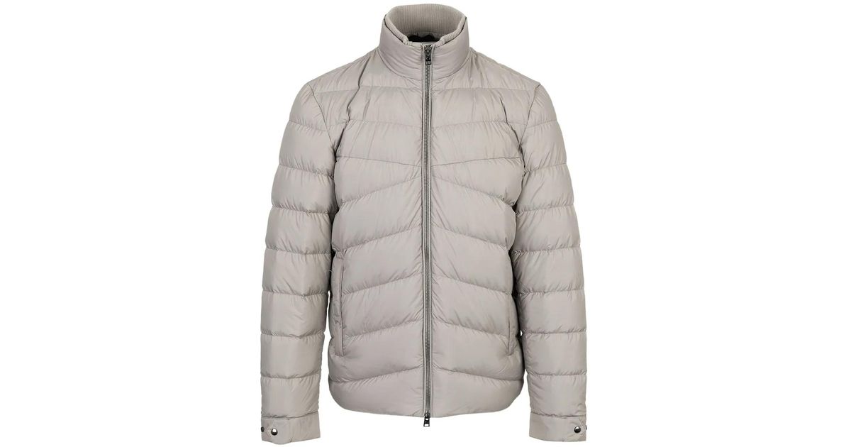 Woolrich Sundance Down Jacket in Grey for Men | Lyst UK