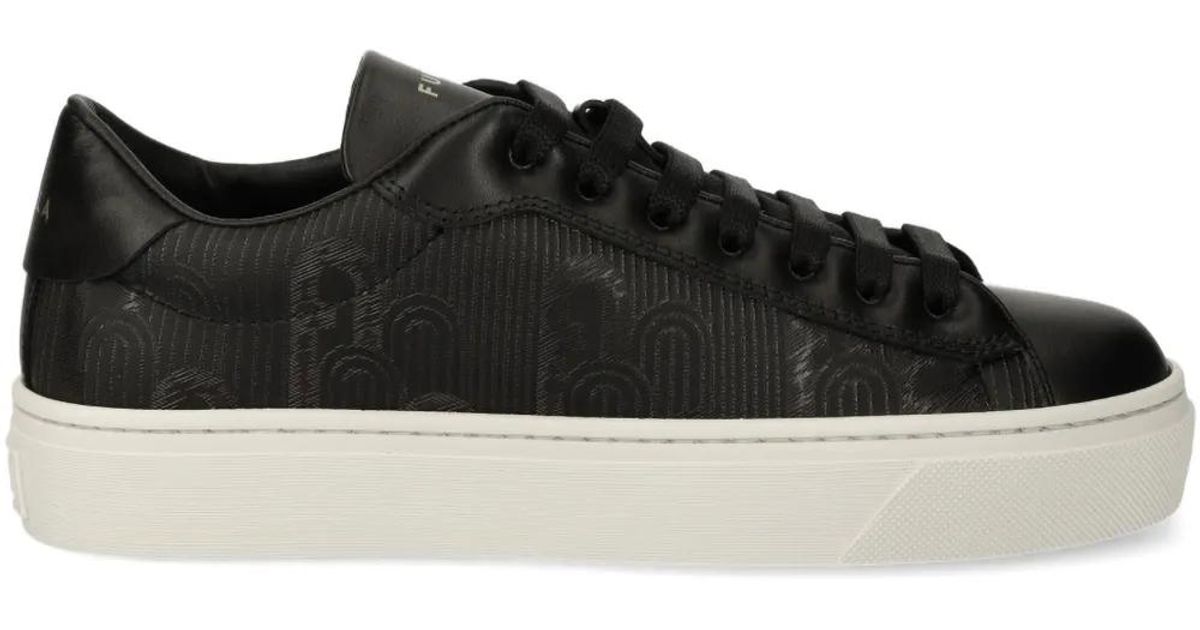 Furla Embossed Trainers in Black | Lyst UK