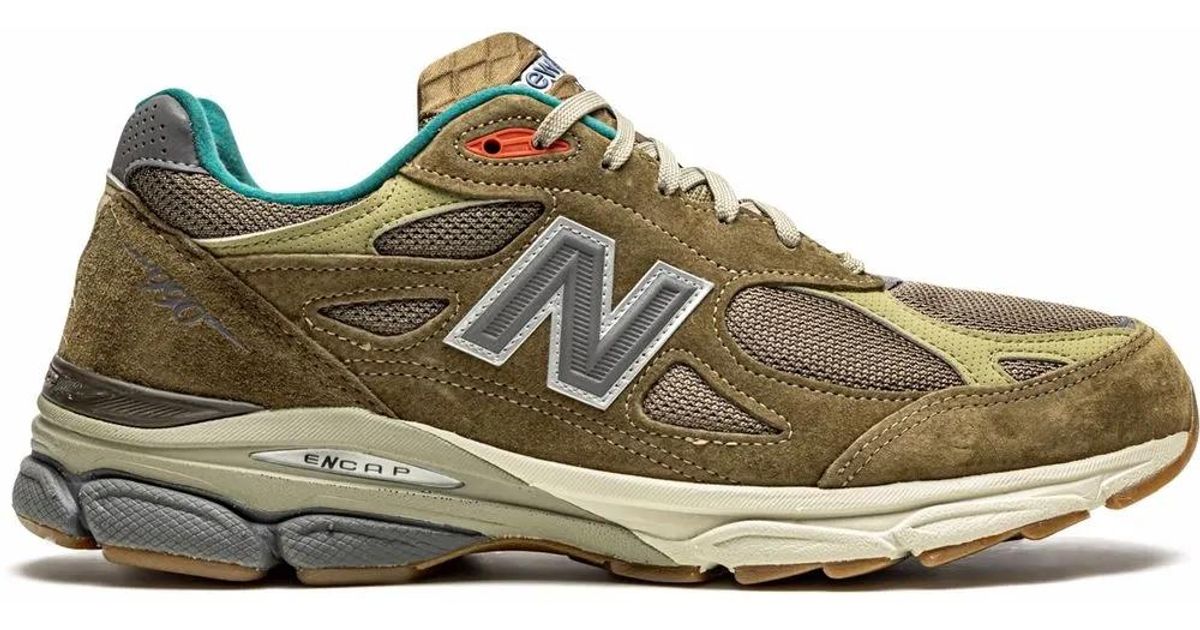 New Balance X Bodega 990 V3 "Anniversary" Sneakers in Green | Lyst