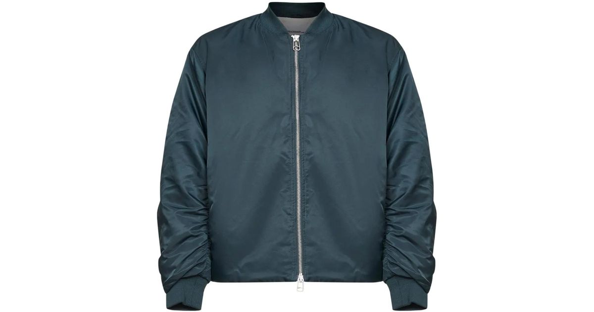 Oamc Peacemaker Minimal Bomber Jacket in Blue for Men | Lyst UK